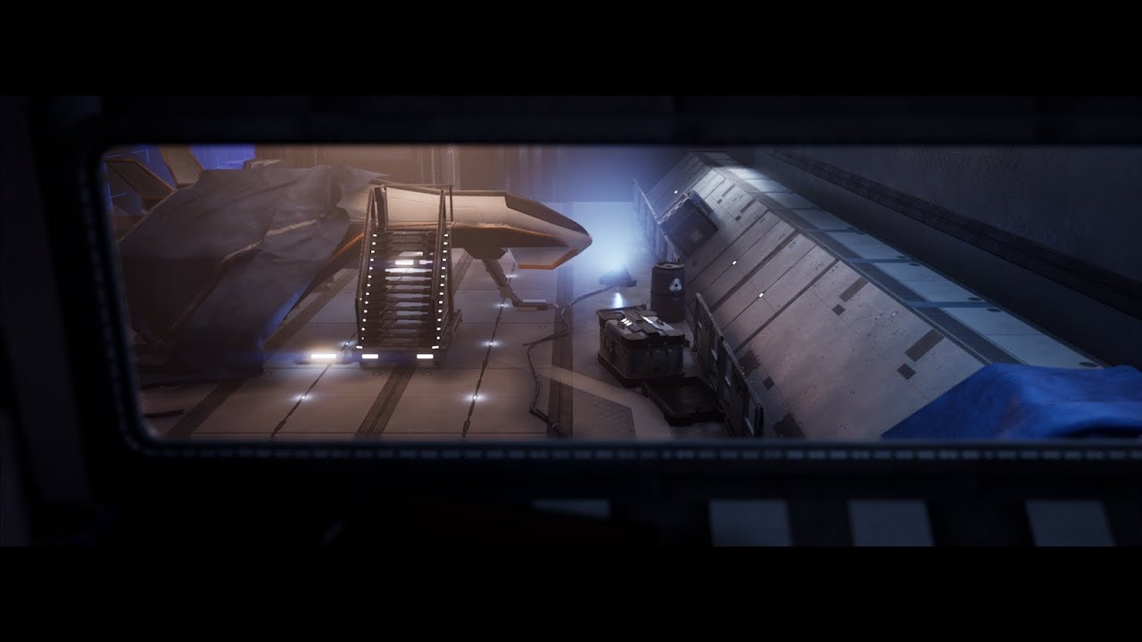 UE4 Convolution bloom Modular Sci Fi Environment Kit bash