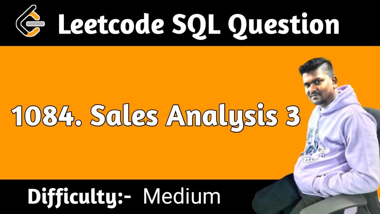 Sales Analysis 3 || Leetcode SQL Questions