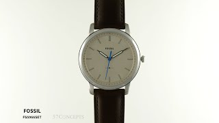 Fossil FS5966SET - Ceas Minimalist SET • Eceasuri.ro
