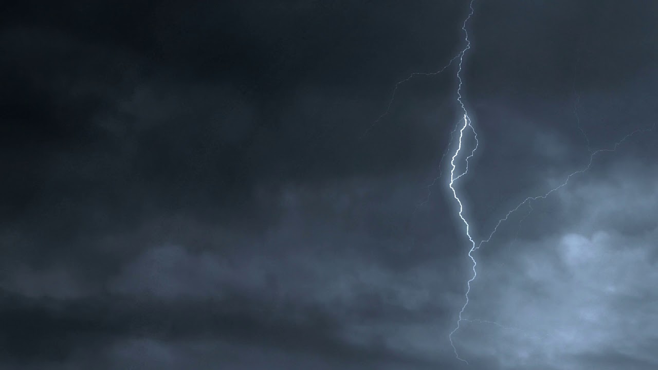 Animated Lightning Storm Background | Free Stock Video Footage HD 4K