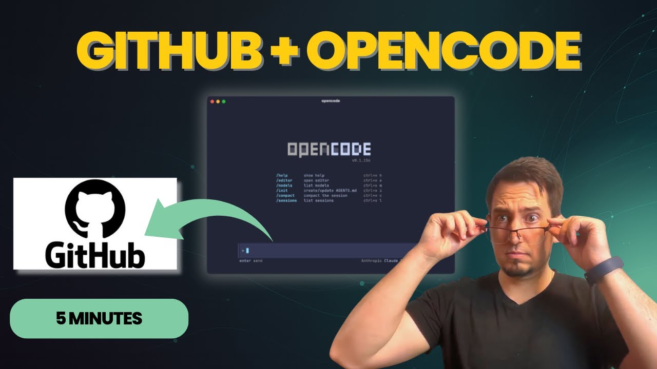 How I Connected OpenCode to GitHub in 5 Minutes