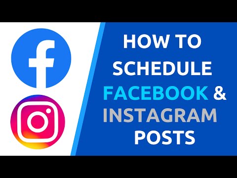 How to Schedule Posts on Facebook & Instagram Posts (2022 UPDATE)