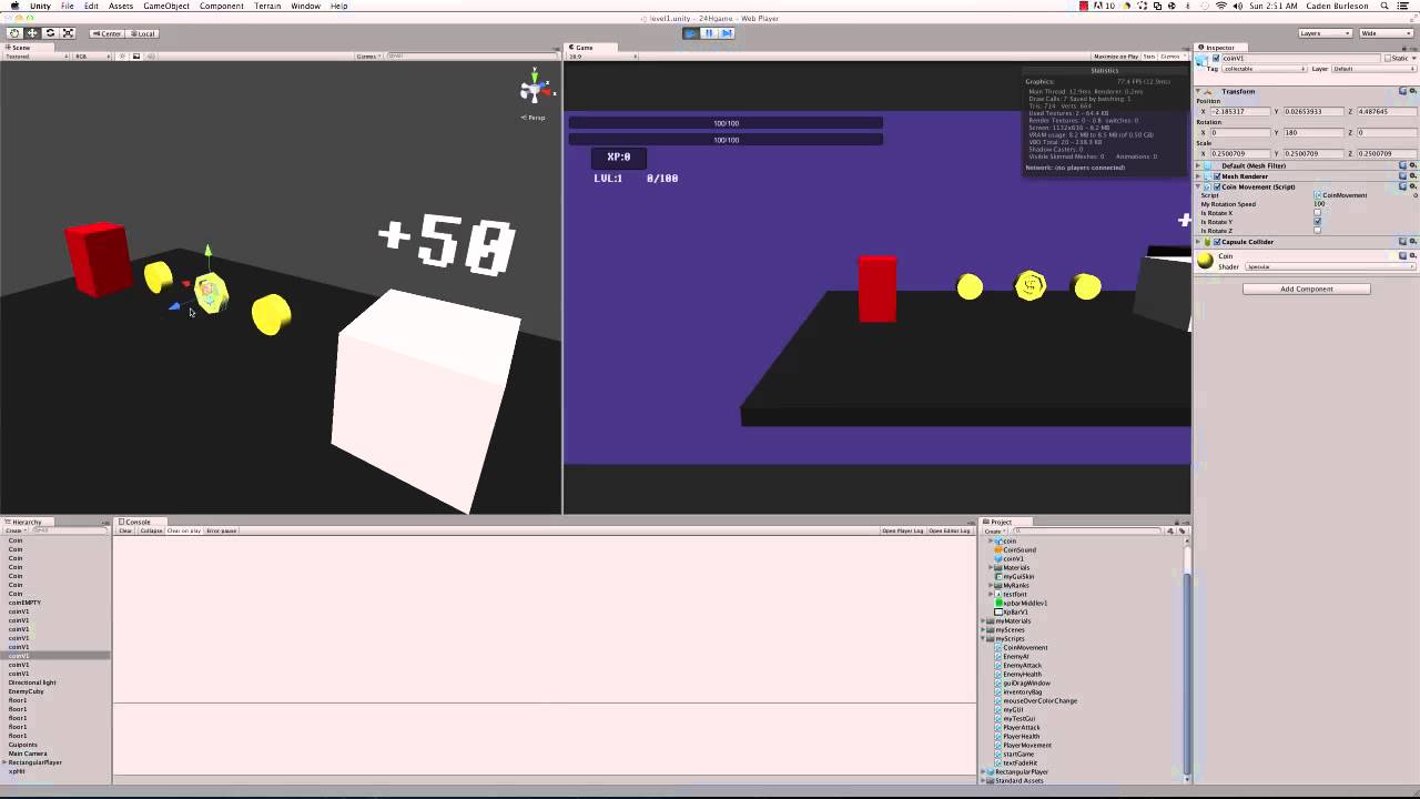Free Rotating Object Script For Unity3D in C#