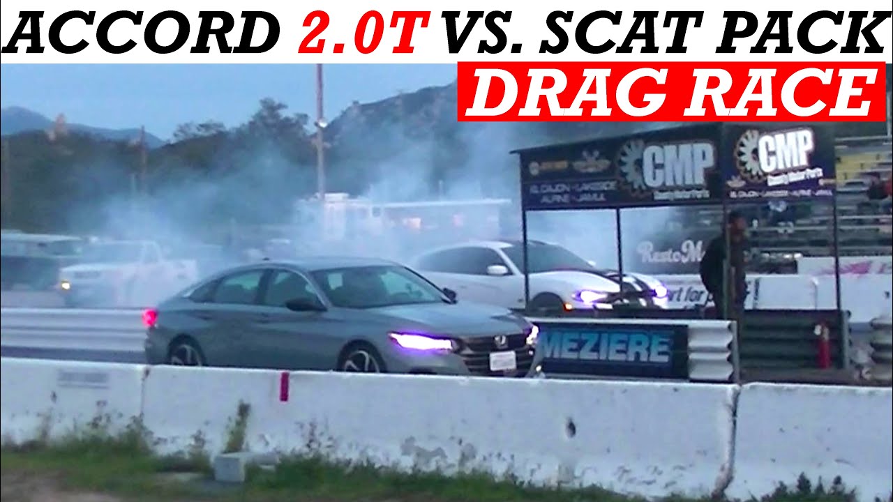 Type R-Powered Honda Accord Drag Races Dodge Charger Scat Pack in Cali ...
