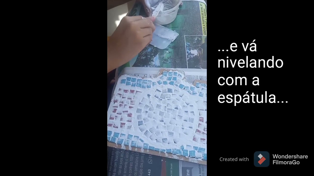 Como Rejuntar seu Kit de Mosaico
