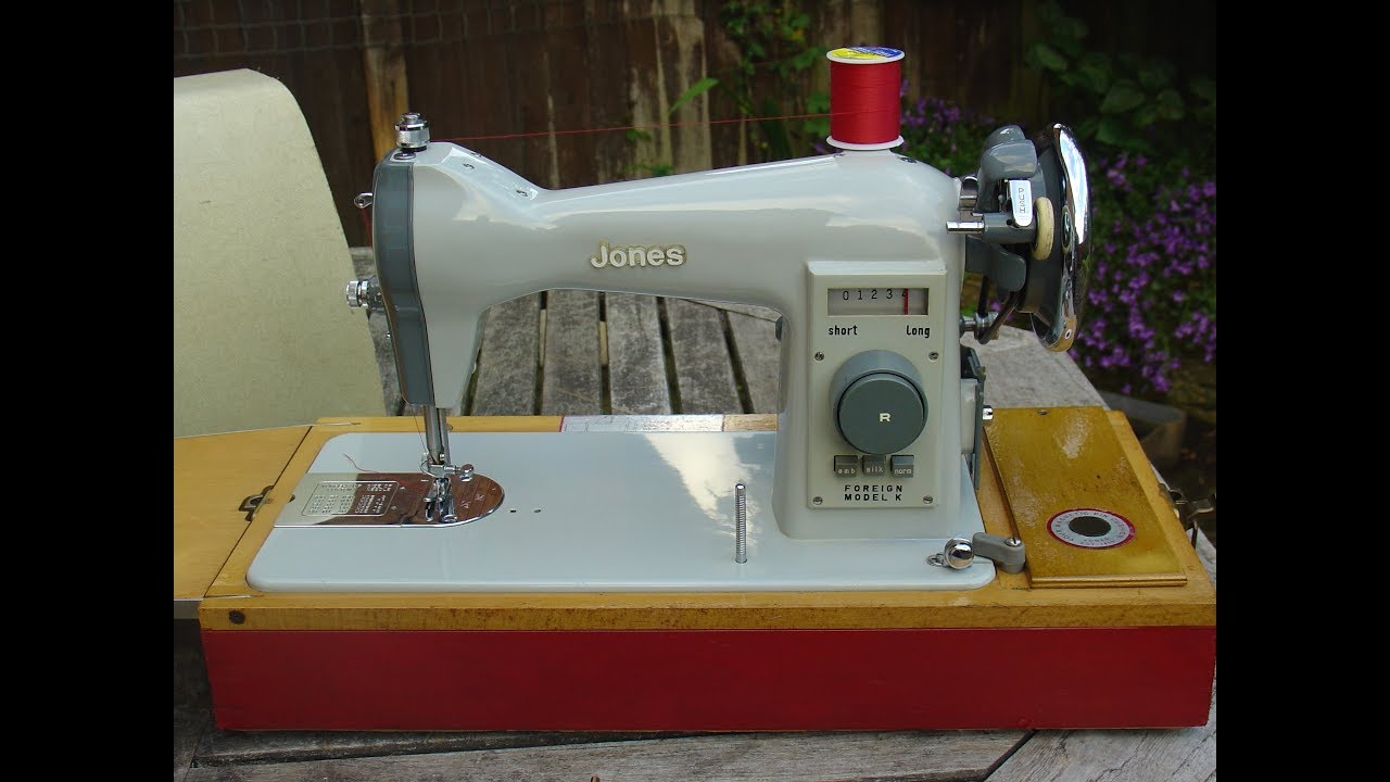 Jones Model K sewing machine slideshow
