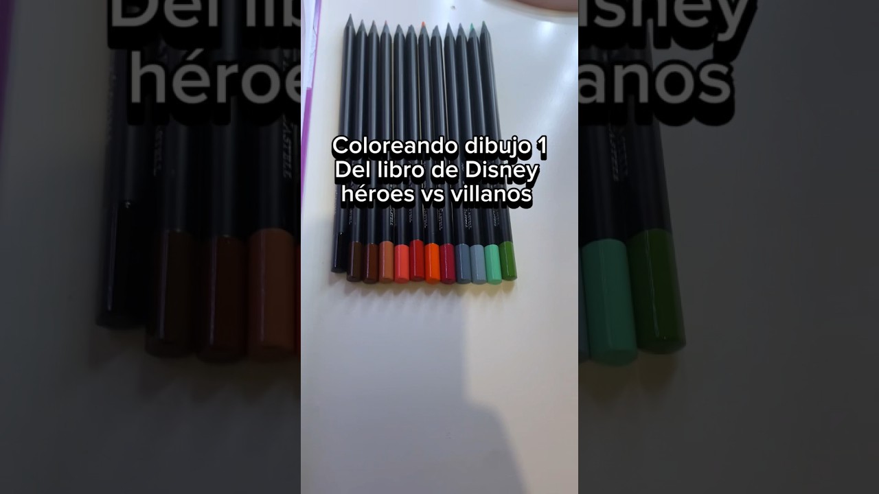 Coloreando dibujo 1 del libro de Disney héroes vs villanos #coloring #disney #coloreando #hercules