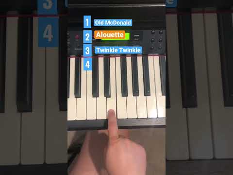 How to Play 5 Kids Songs on Piano | Piano Lessons for Kids