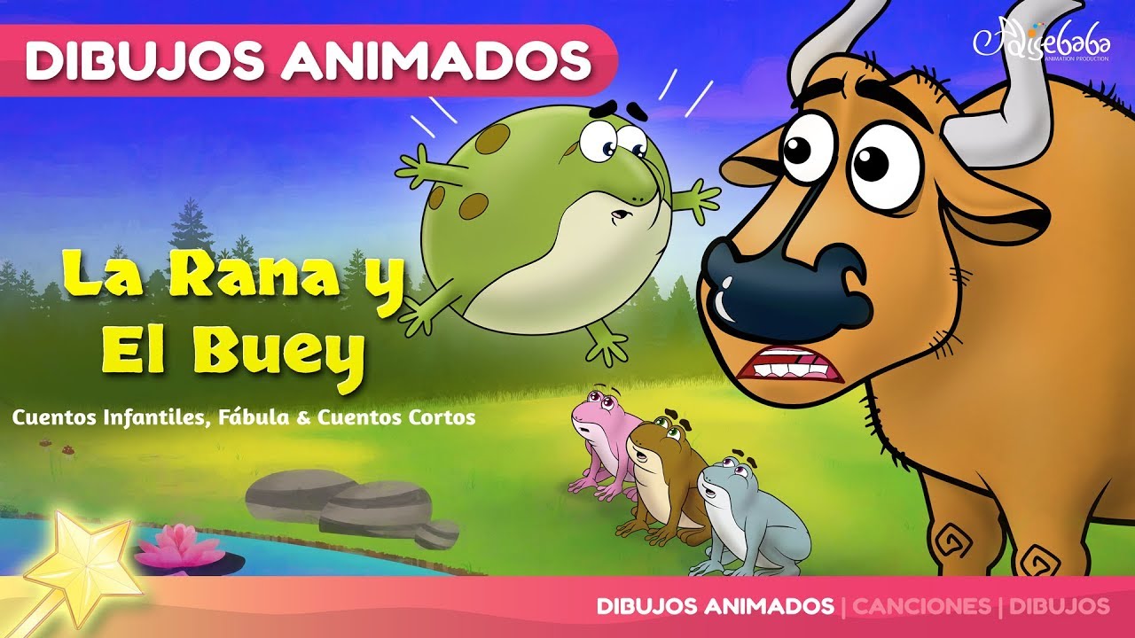 La Rana y el Buey 🐸 & 🐮 - Cuentos Infantiles para dormir en Español