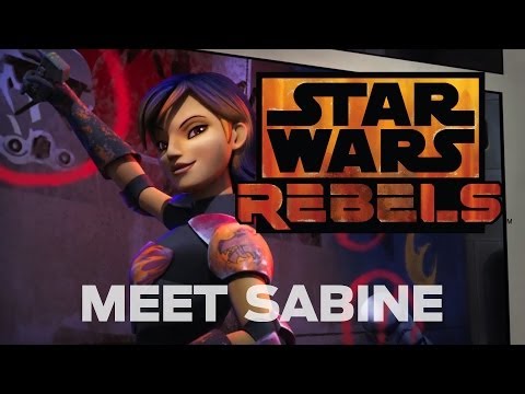 Meet Sabine, a character from Star Wars Rebels who "likes to blow ...