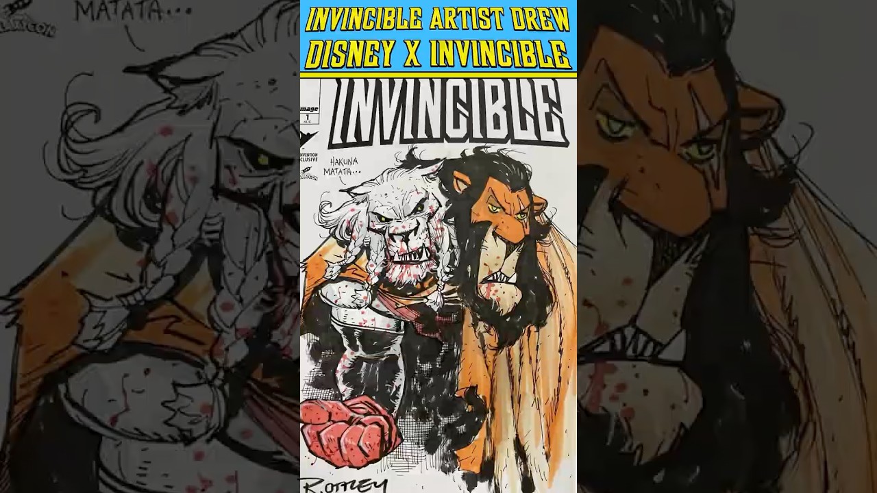 Invincible Artist Drew Disney Invincible #invincible #amazon #amazonprime #amazonprimevideo #disney