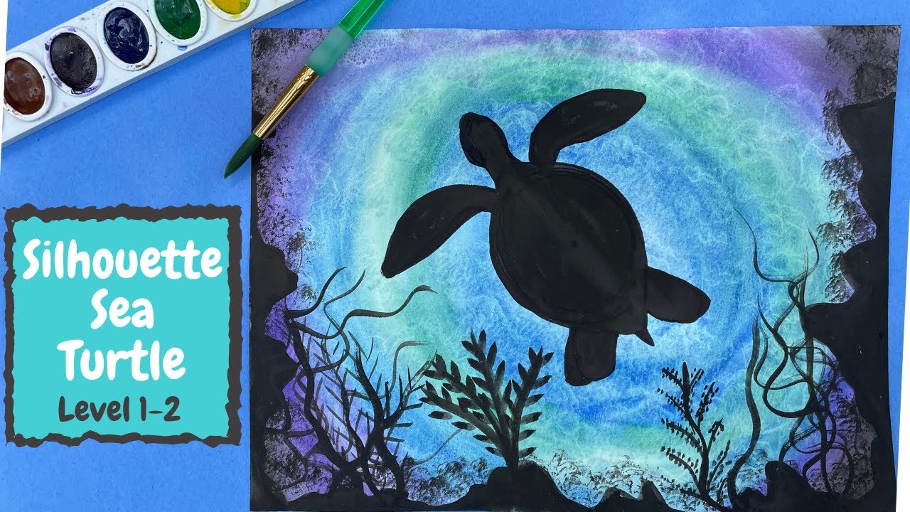 Silhouette Sea Turtle (Level 1-2)