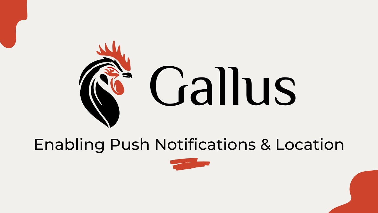 Enabling Push Notifications & Location Services
