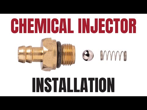 How To Install A Chemical Injector