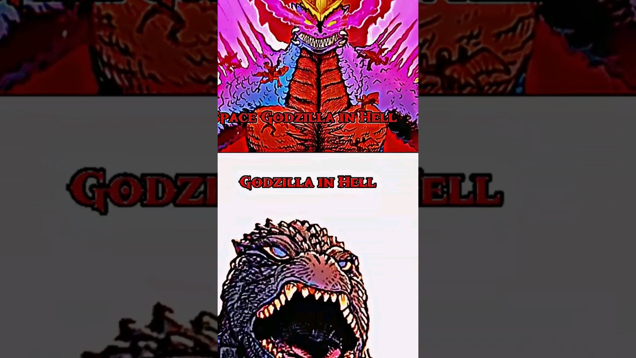 Goodzilla in hell vs space godzilla in hell