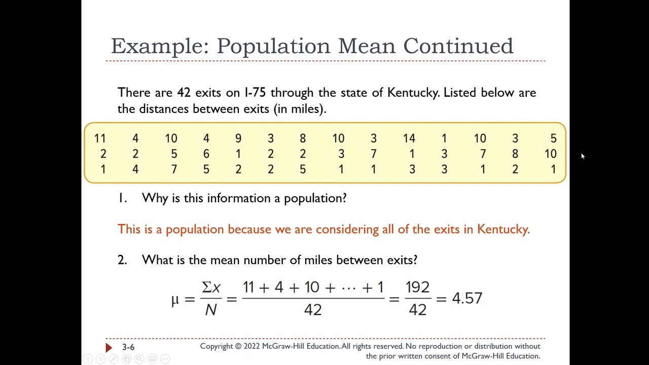 BUSI 2305 Chapter 3 - Describing Data: Numerical Measures Lecture