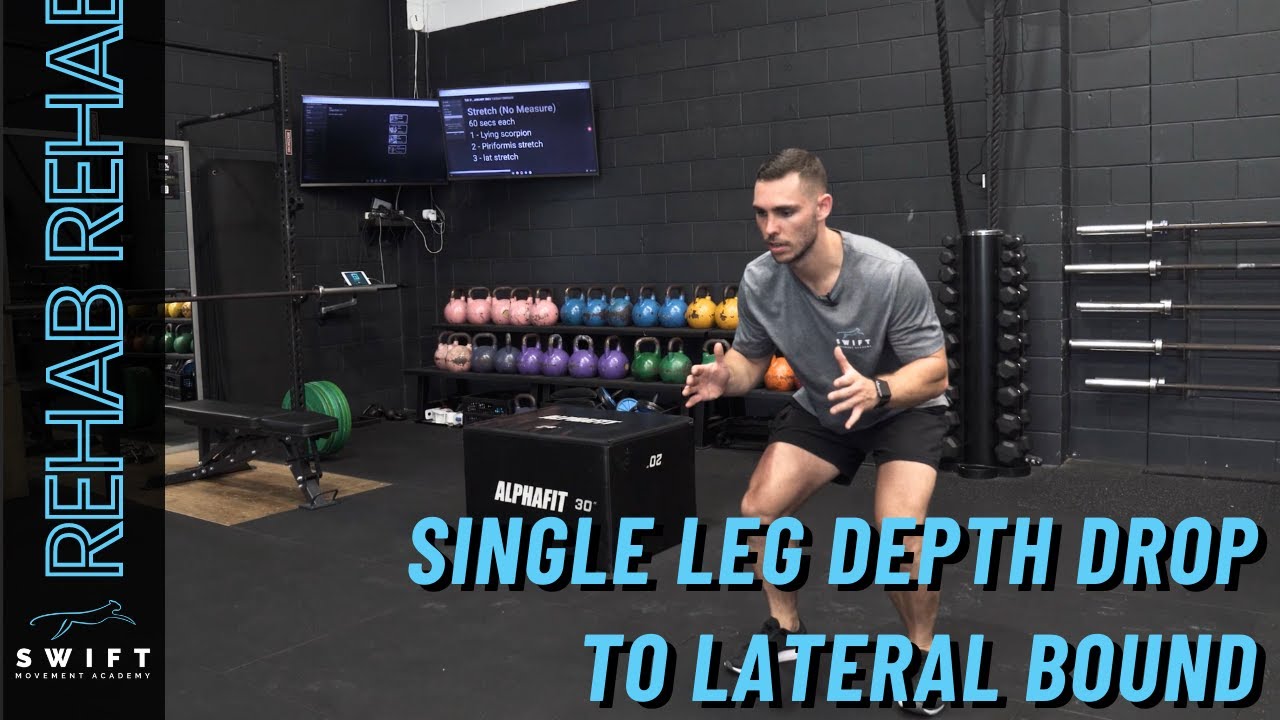 How To Do a Single Leg Depth Drop to Lateral Bound