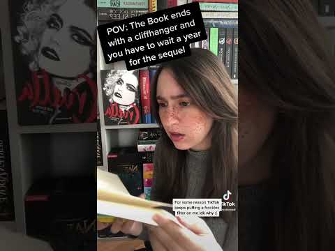 POV: The Author leaves you with a cliffhanger for a year #books #shorts