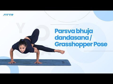How To Do Parsva bhuja dandasana / Grasshopper Pose | Exercise Video