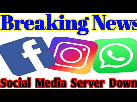 Facebook WhatsApp Instagram Server down | Why Facebook not working | Social Media Server Down Today