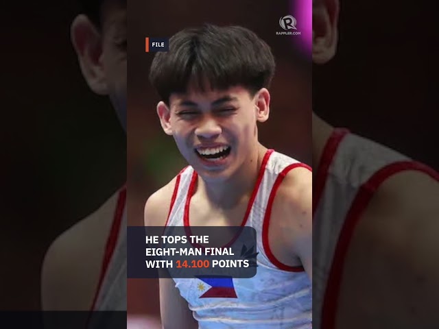 Eldrew Yulo earns first senior medal with floor exercise gold in Turkey