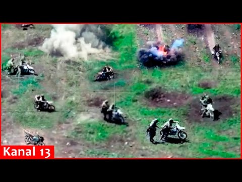 Mass "suicide" of Russians on motorcycles in Ukrainian steppes – Invaders to step up such attacks
