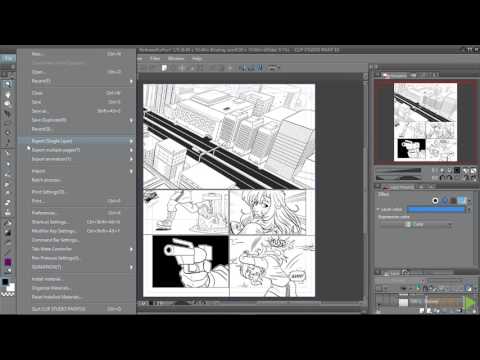 Learn Clip Studio Paint EX Creating and Exporting Pages Exporting for Print | packtpub com ...