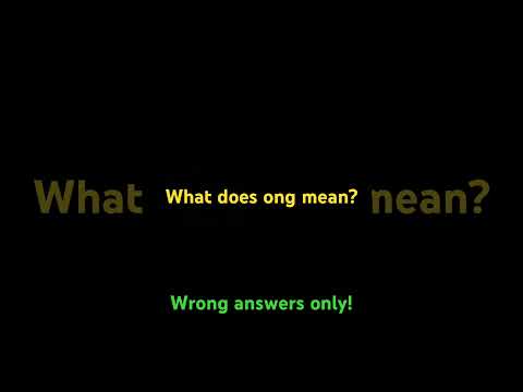 What does ong mean? #shortsfeed #content #shorts #shortsvideo #subscribe
