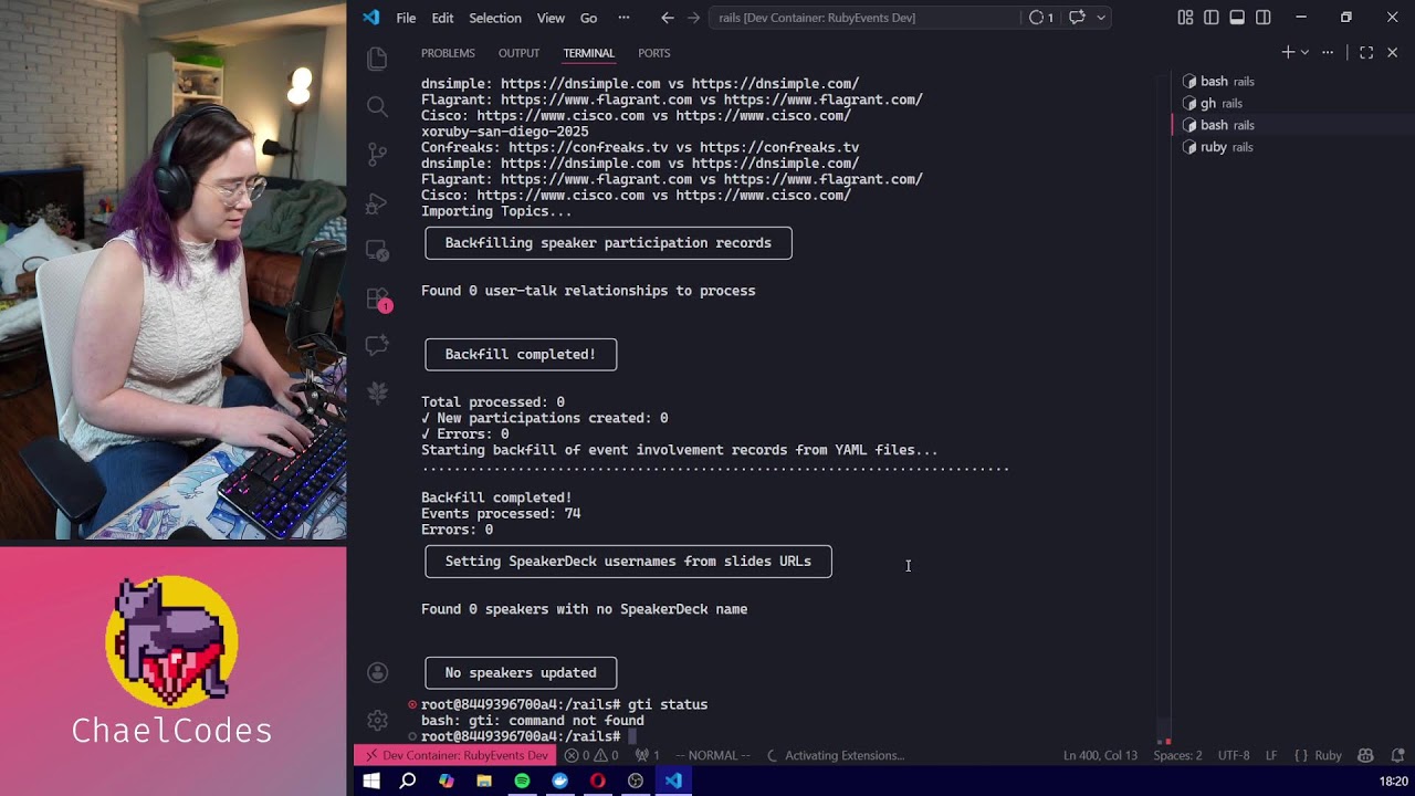 [Ruby/Rails] Open-source livestream!