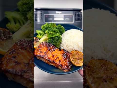 The ONLY Way I Cook Salmon Ninja Foodi Air Fryer | The Foodie Nomads #salmon #ninjaairfryer #costco