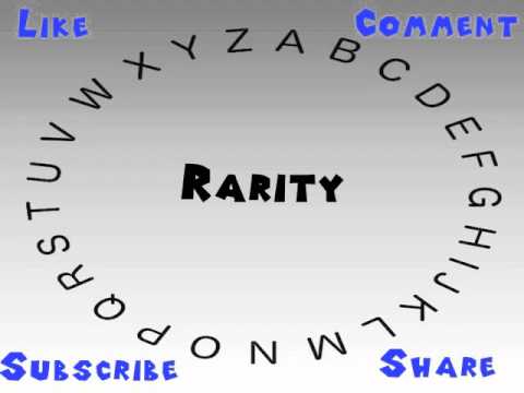 How to Say or Pronounce Rarity