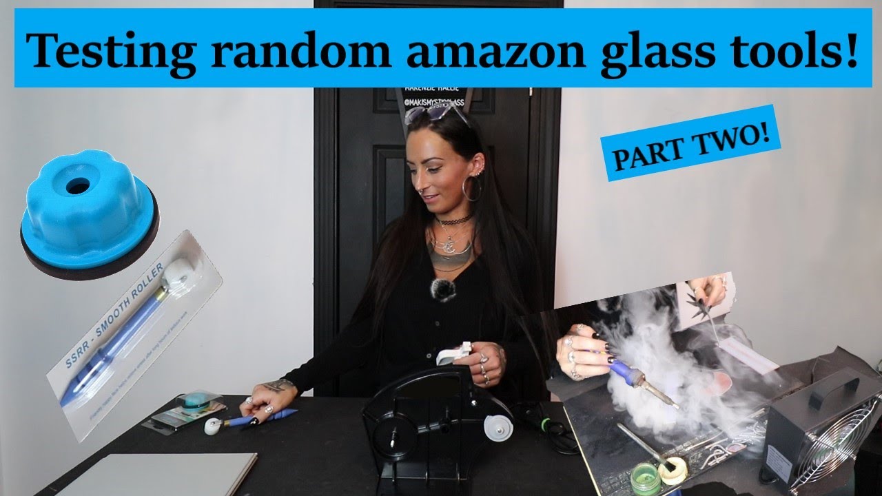 TESTING AMAZON STAINED GLASS TOOLS! (PART 2!)