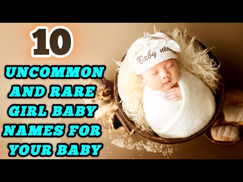 10 Uncommon And Rare Girl Baby Names With Meanings | Modern 2025 Baby Girl Names | Girl Baby Names