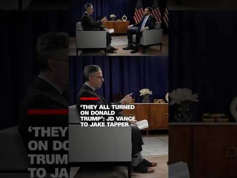 ‘They all turned on Donald Trump’: JD Vance to Jake Tapper
