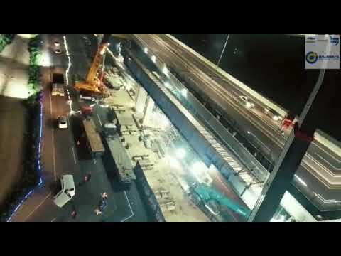 Erection Emergency Parking Bay, 360T CRANE SUMITOMO x2