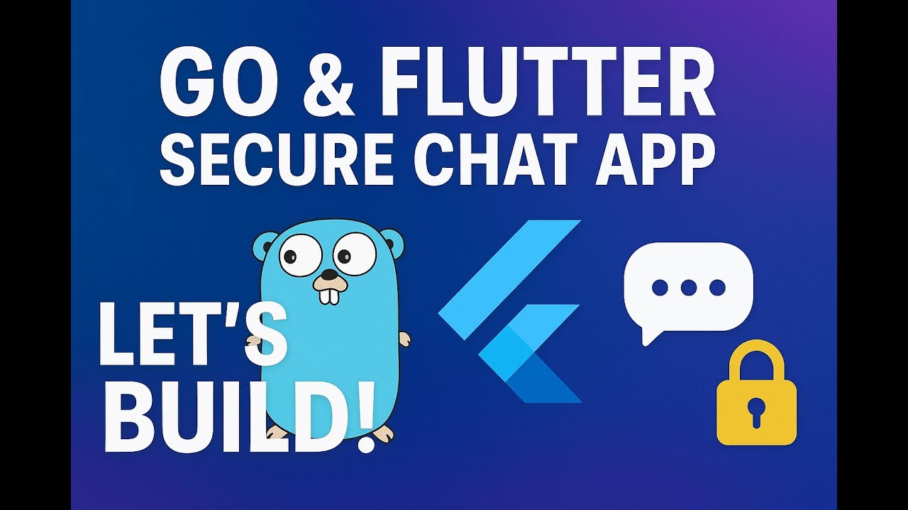 Go & Flutter Secure Chat App   Full Stack Tutorial PART 9,   PostgreSQL Database Integration in go.