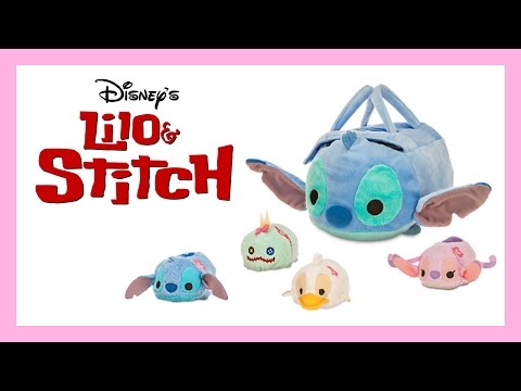 Disney Store Lilo & Stitch Tsum Tsum Plush Bag Sets Review