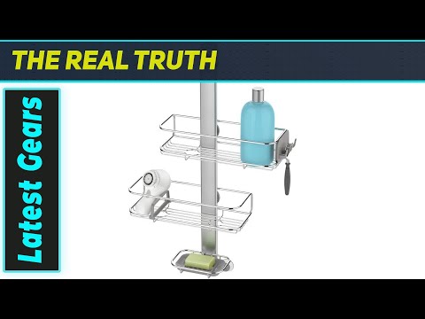 simplehuman Adjustable Shower Caddy: Best Over-the-Showerhead Organizer