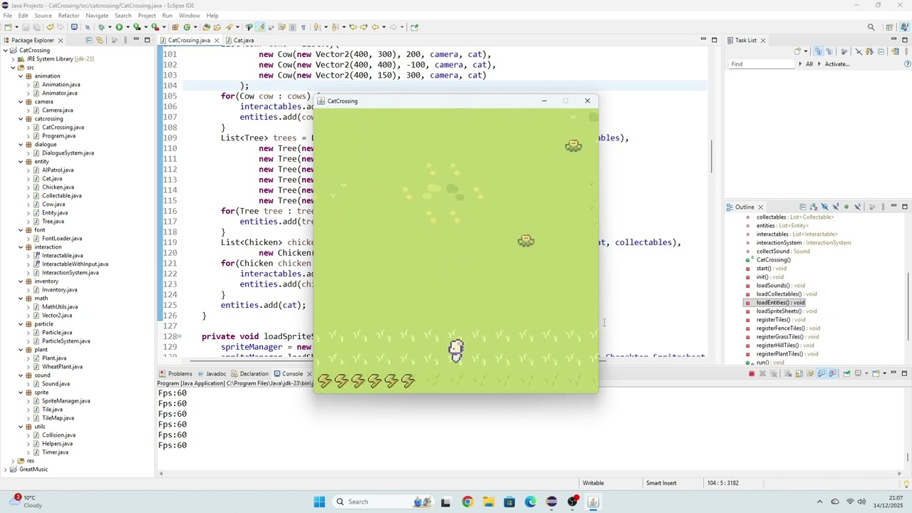 2D Tile Based Java Swing Game (World map overhaul!)