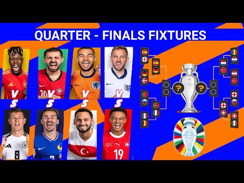 Quarter-finals Fixtures EURO 2024 Germany 🔴 Results Round of 16 EURO 2024