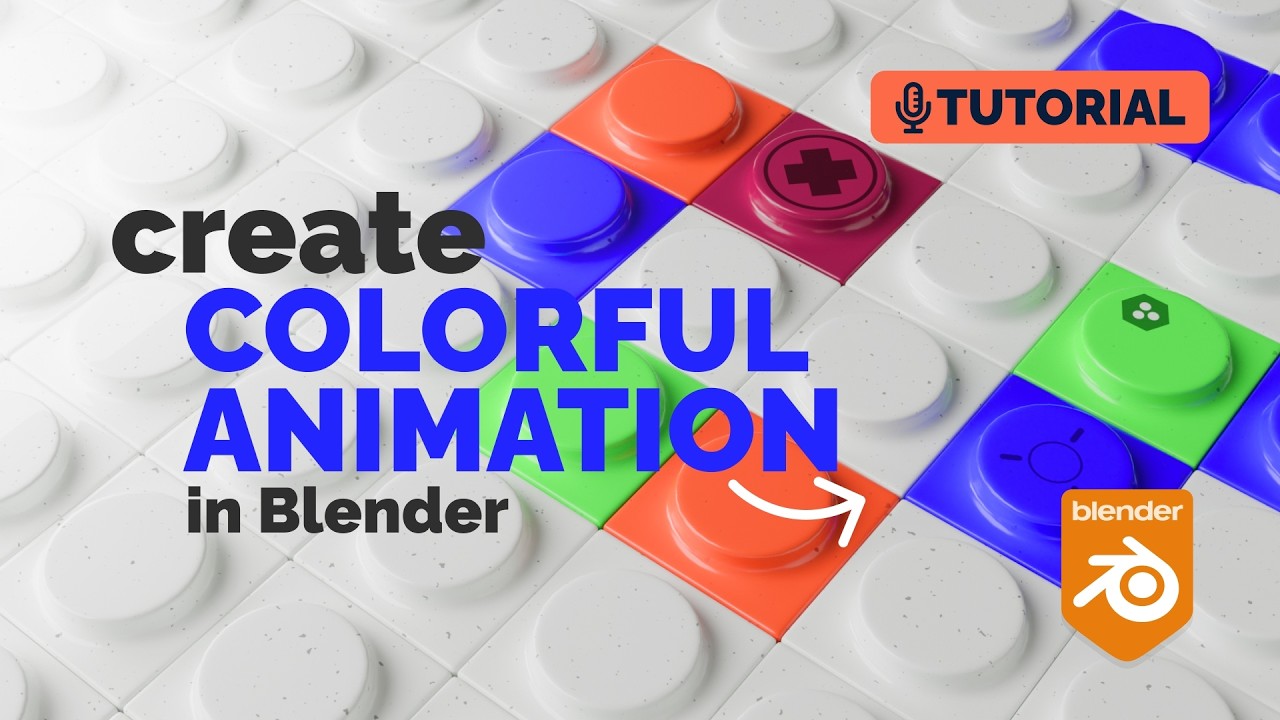 Colorful Blender Animation Tutorial
