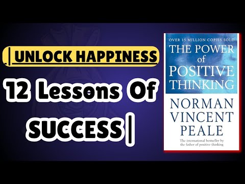 The Power Of Positive Thinking Book Summary||NORMAN VINCENT
