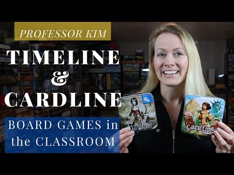 BOARD GAMES IN THE CLASSROOM with Professor Kim: TIMELINE & CARDLINE for history and geography