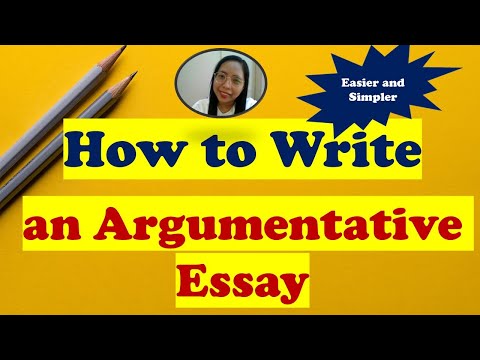How to Write a Position Paper || Argumentative Essay