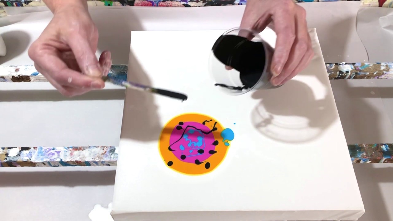 #73 Dutch pour Acrylic pouring