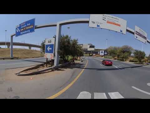 Arriving at Johannesburg International Airport JNB 360 degrees