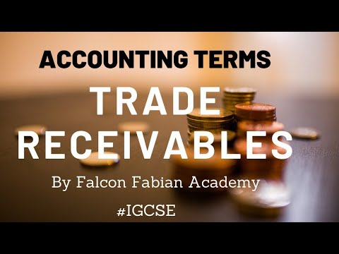 What are Trade Receivables | Accounting terms #IGCSE | Lesson 4- A | Falcon Fabian Academy