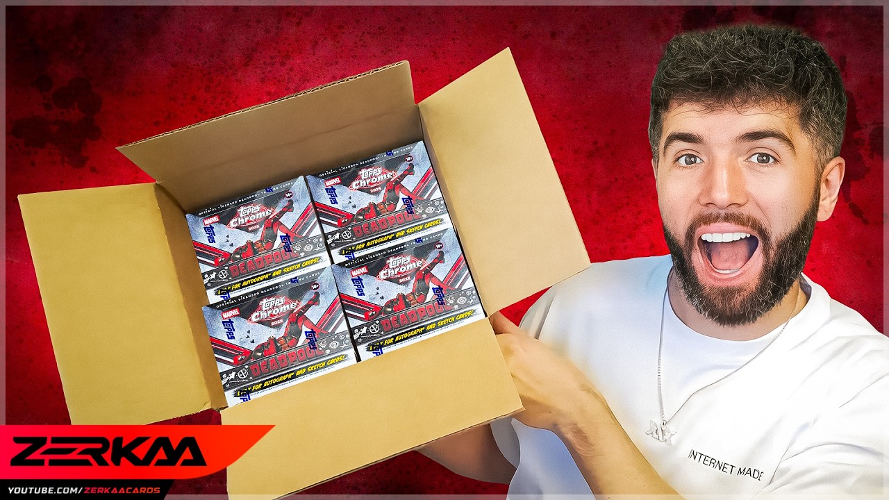 I OPENED HALF A CASE OF MARVEL DEADPOOL BOXES!