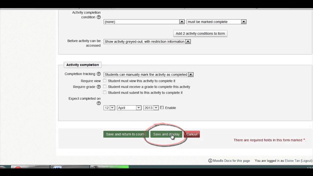 Create Marking Guide in Moodle
