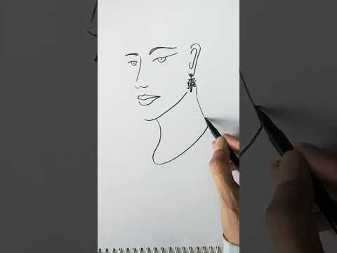 How to draw a face of girl , lady , woman | How to Draw a Female Face ...